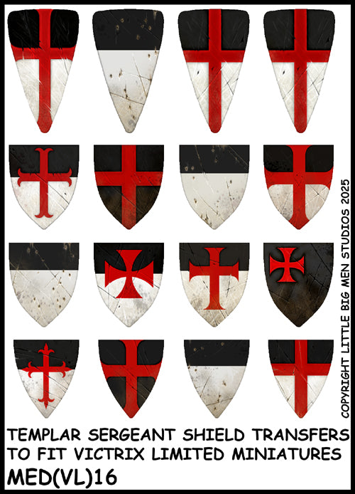Templar Sergeant Shield transfers - Victrix Limited