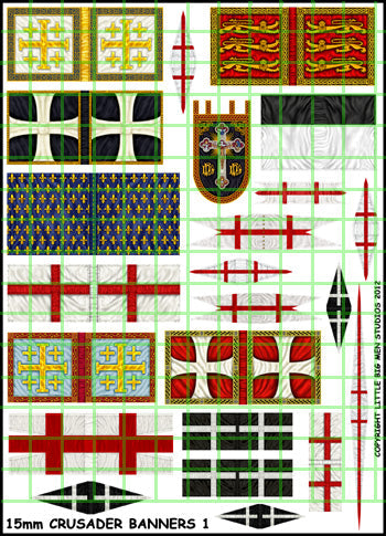 15mm Crusader Banners 1 - Victrix Limited