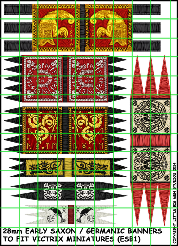 Early Saxon / Germanic Banner 1 - Victrix Limited