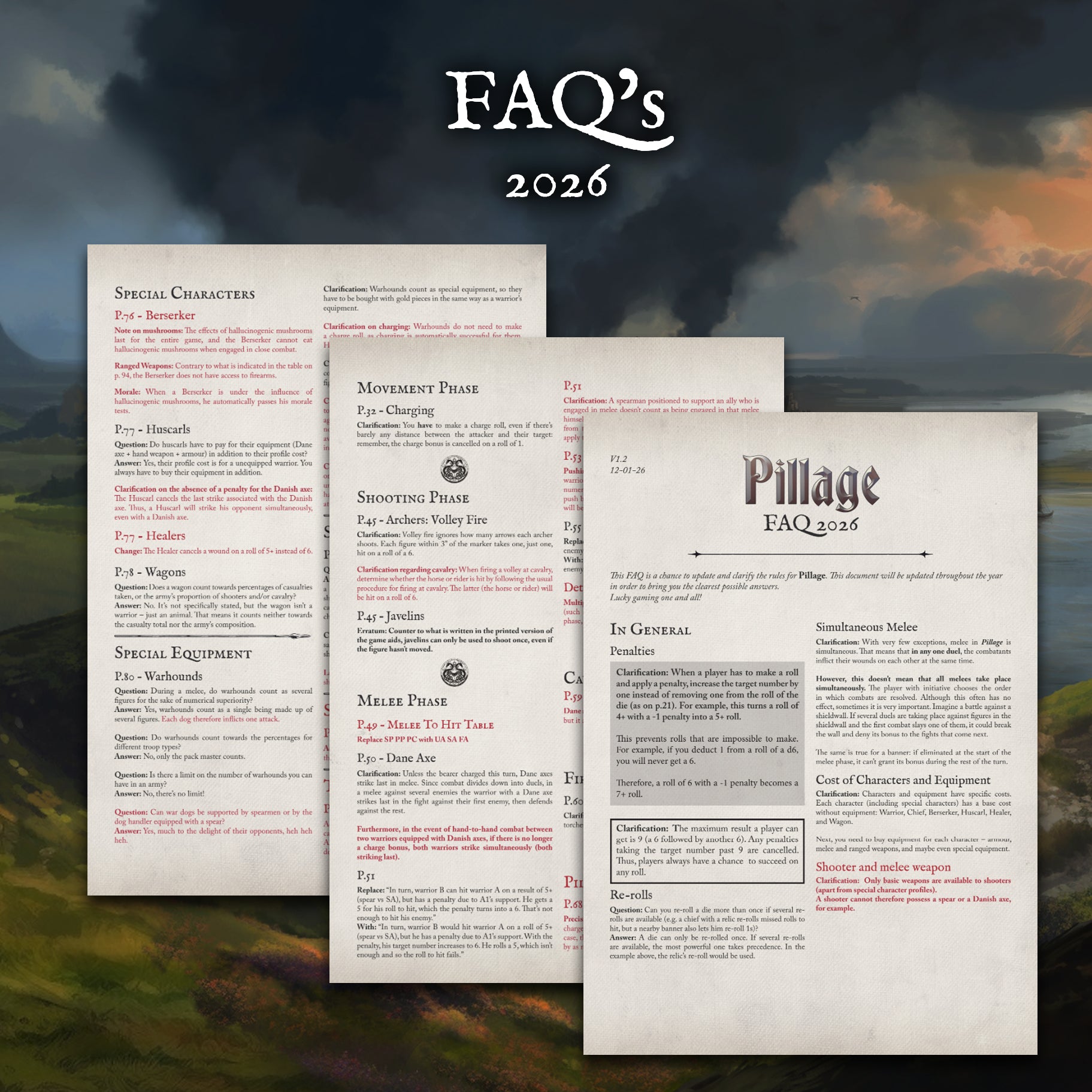 Pillage Supplements - Victrix Limited