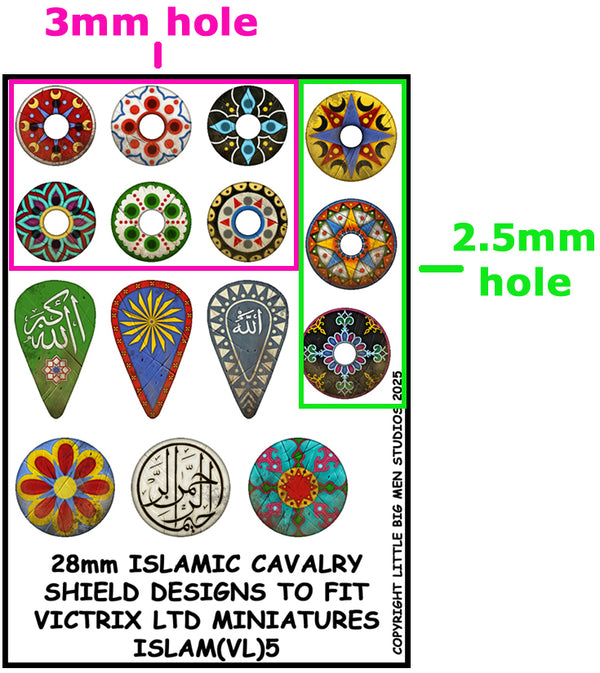 Islamic Cavalry Shield Transfers 5 - Victrix Limited