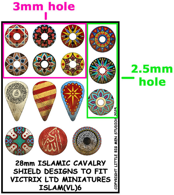 Islamic Cavalry Shield Transfers 6 - Victrix Limited