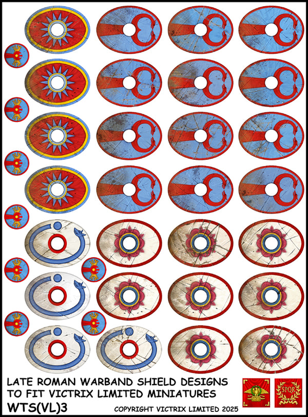 Late Roman Warband Banner Sheet 3 - Victrix Limited