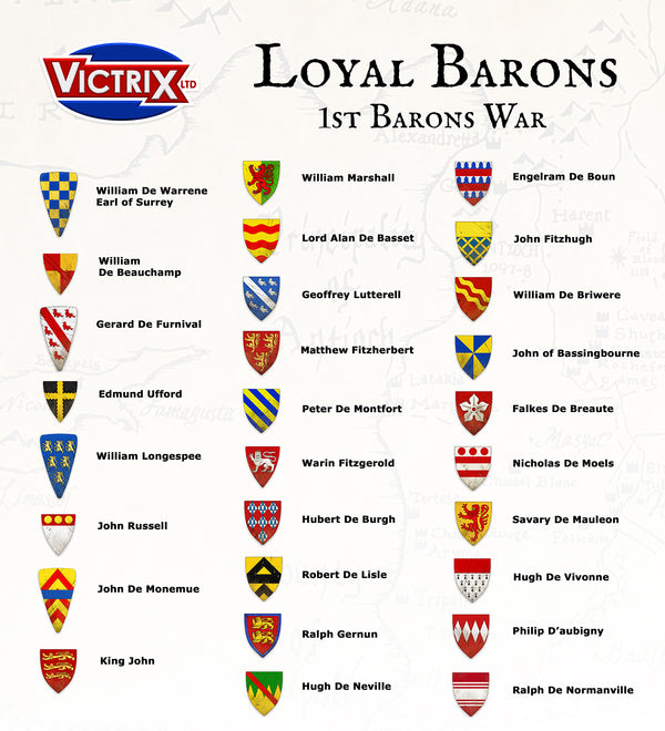 Loyal Barons Shield & Flag Transfers 13 - Victrix Limited