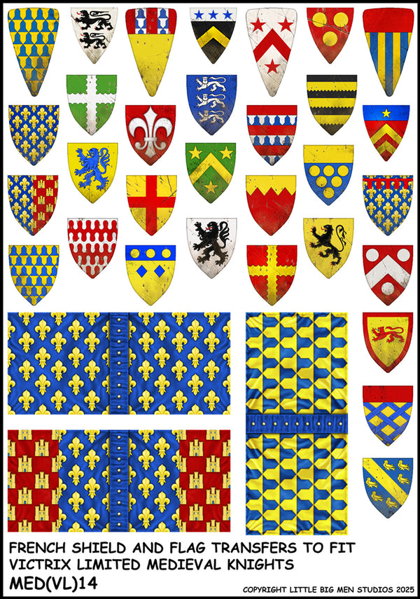 French Shield & Flag Transfers 1 - Victrix Limited