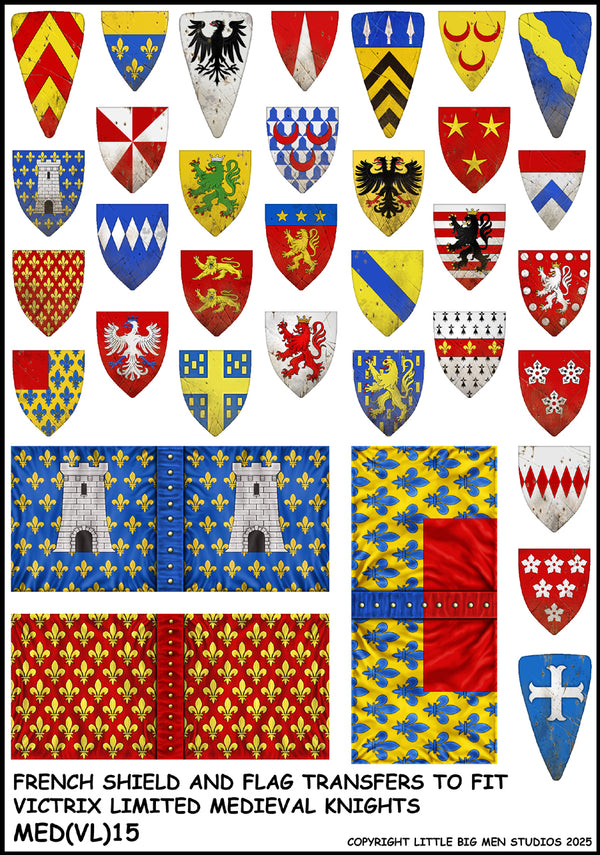 French Shield & Flag Transfers 2 - Victrix Limited