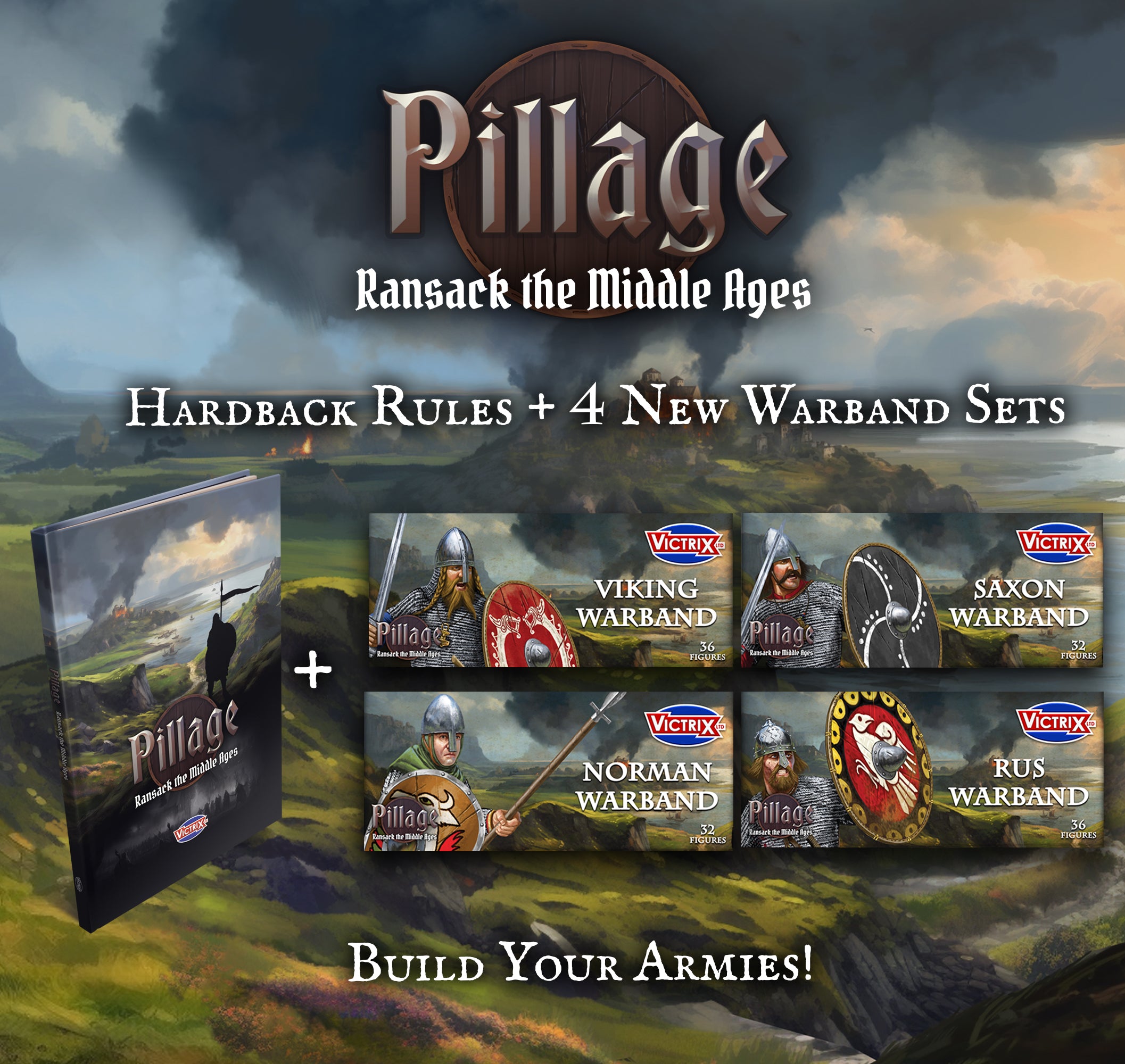Pillage - Hardcover Rulebook (+ Free PDF) - Victrix Limited