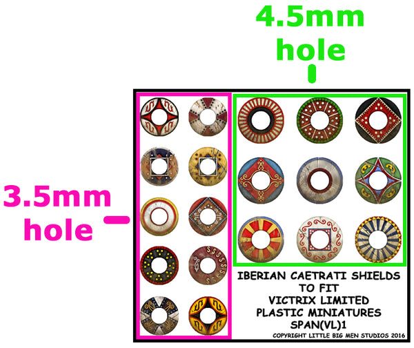 Iberian Caetrati Shield Transfers 1 - Victrix Limited