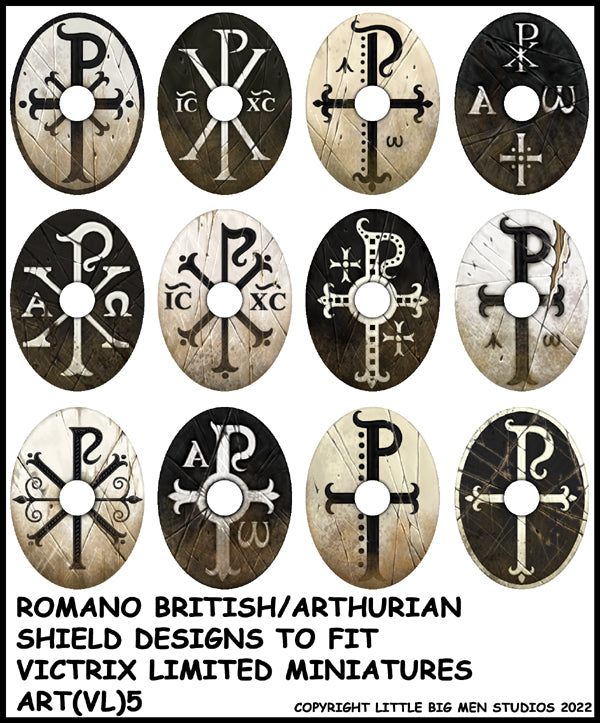 Romano British / Arthurian Shield Design 5 - Victrix Limited