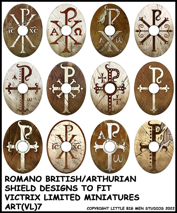 Romano British / Arthurian Shield Design 7 - Victrix Limited