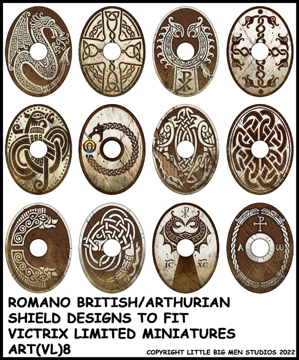 Romano British / Arthurian Shield Design 8 - Victrix Limited