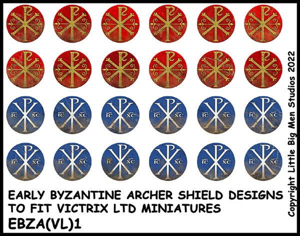 Early Byzantine Archer Shield designs 1 - Victrix Limited