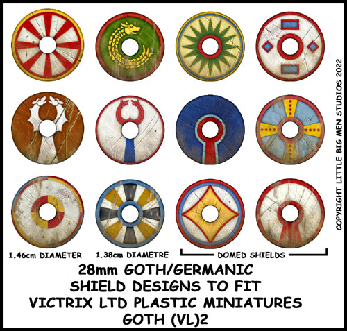 Goth/Germanic Shield Designs 2 - Victrix Limited