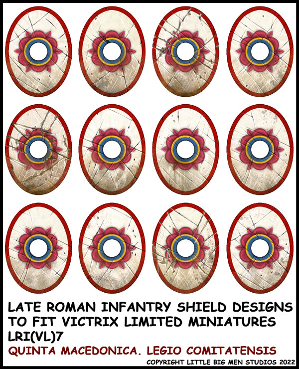 Late Roman Infantry Shield Designs 7 - Victrix Limited