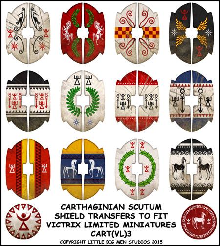 Carthaginian Shield Transfers - Victrix Limited