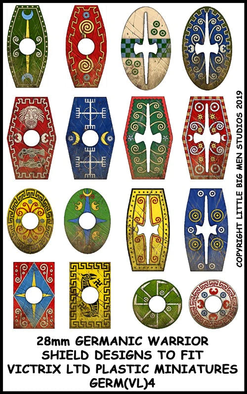 Germanic Warriors Shield Designs Germ 4 - Victrix Limited