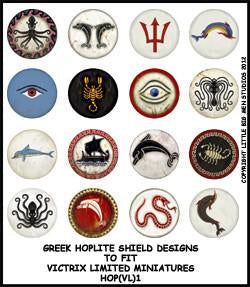 Greek Shield Transfers - Victrix Limited